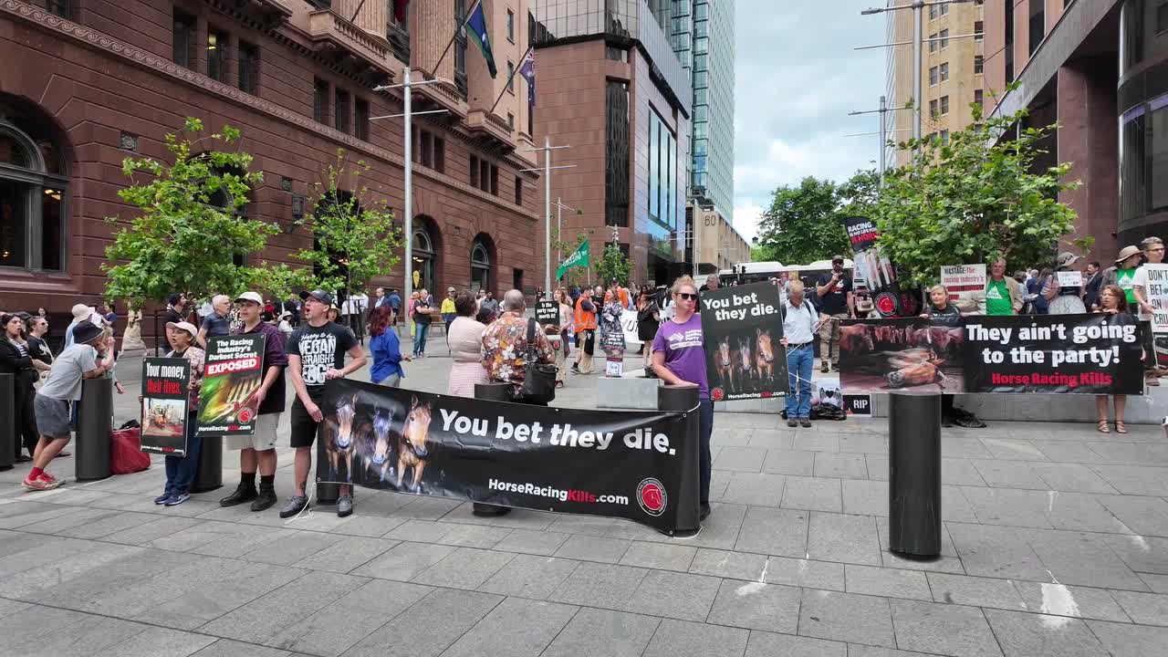 Nup to the Cup protest, Sydney, Australia