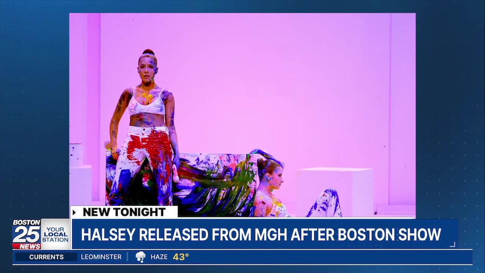 Popstar Halsey hospitalized after Boston performance