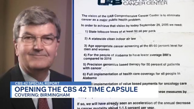 Dr. Ed Partridge reads time capsule letter from 2016