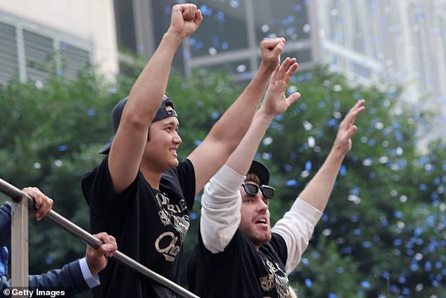 Shohei Ohtani makes rare speech in English as his wife soaks up the ...