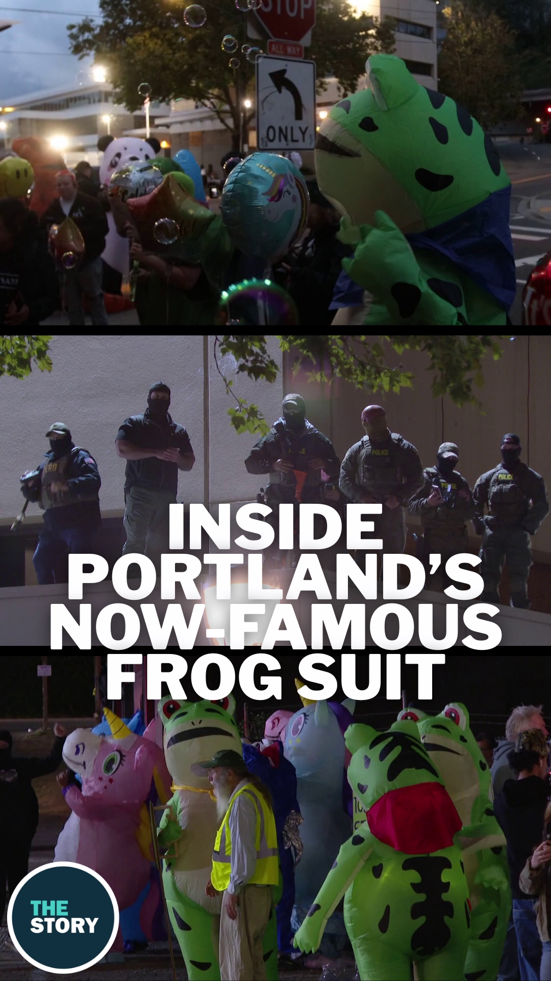 Inside the Portland inflatable frog costume, now a symbol of anti-ICE ...