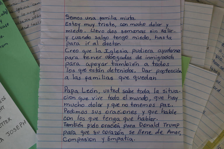 Border Report Live: Pope Leo XIV ‘tears up’ watching video on plight of ...