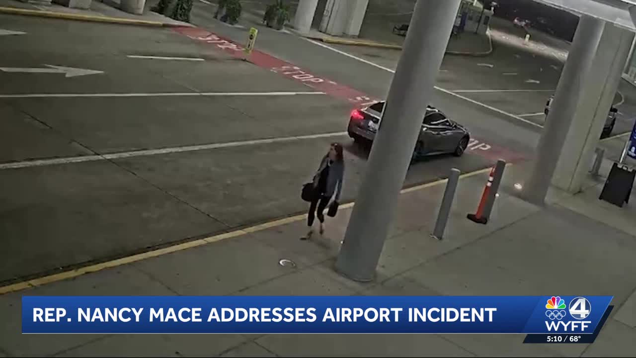 Nancy Mace addresses airport incident