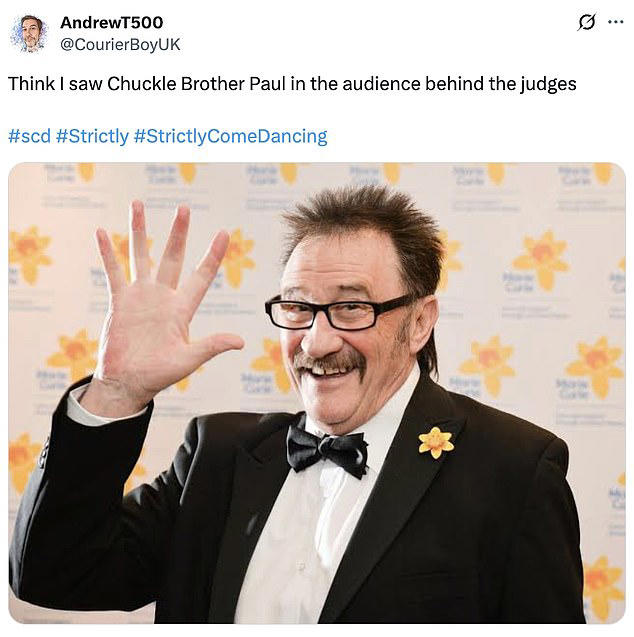 Strictly fans left stunned as they spot British comedy legend in the ...