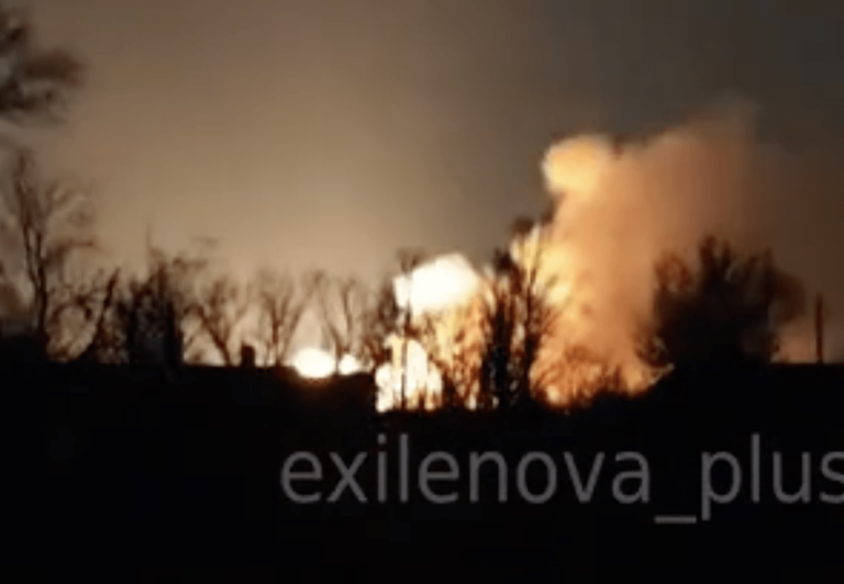 Explosions rock ammunition facility in occupied Luhansk Oblast, sites ...