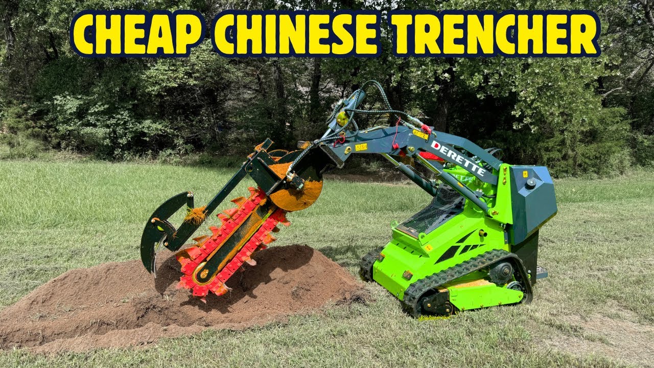How effective is a trencher on a compact skid steer?