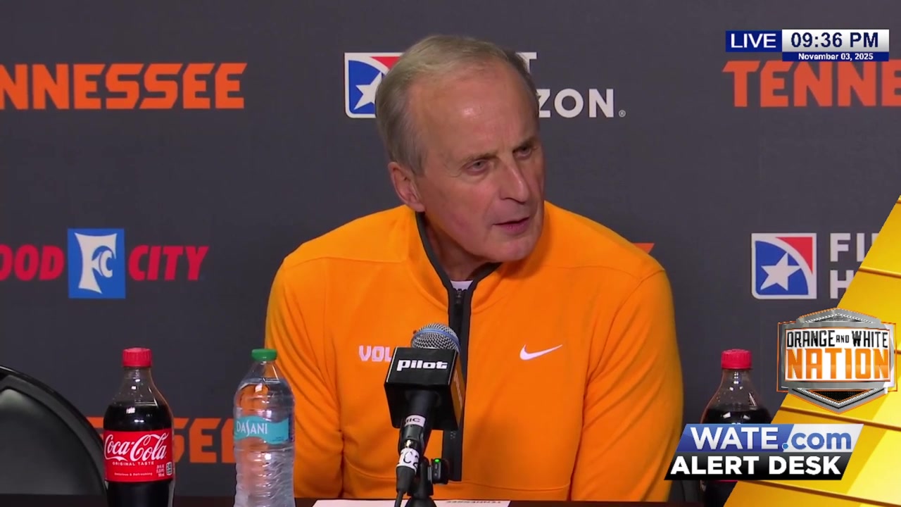 Rick Barnes, Nate Ament and JP Estrella speak after Vols season opener