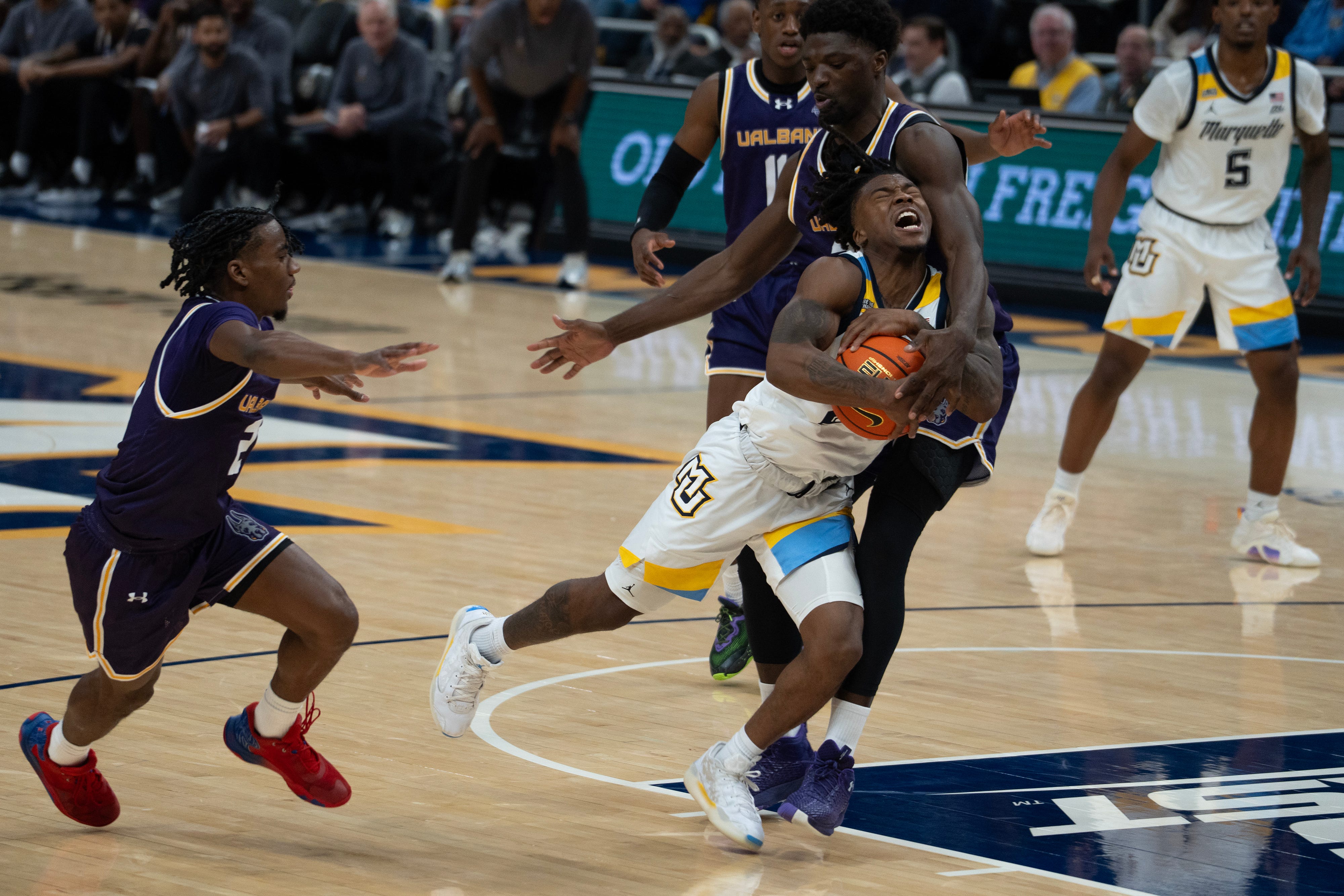 Chase Ross and a disruptive defense help Marquette roll over Albany in ...