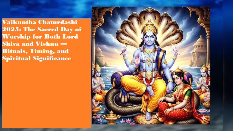 Vaikuntha Chaturdashi 2025: The Sacred Day of Worship for Both Lord ...