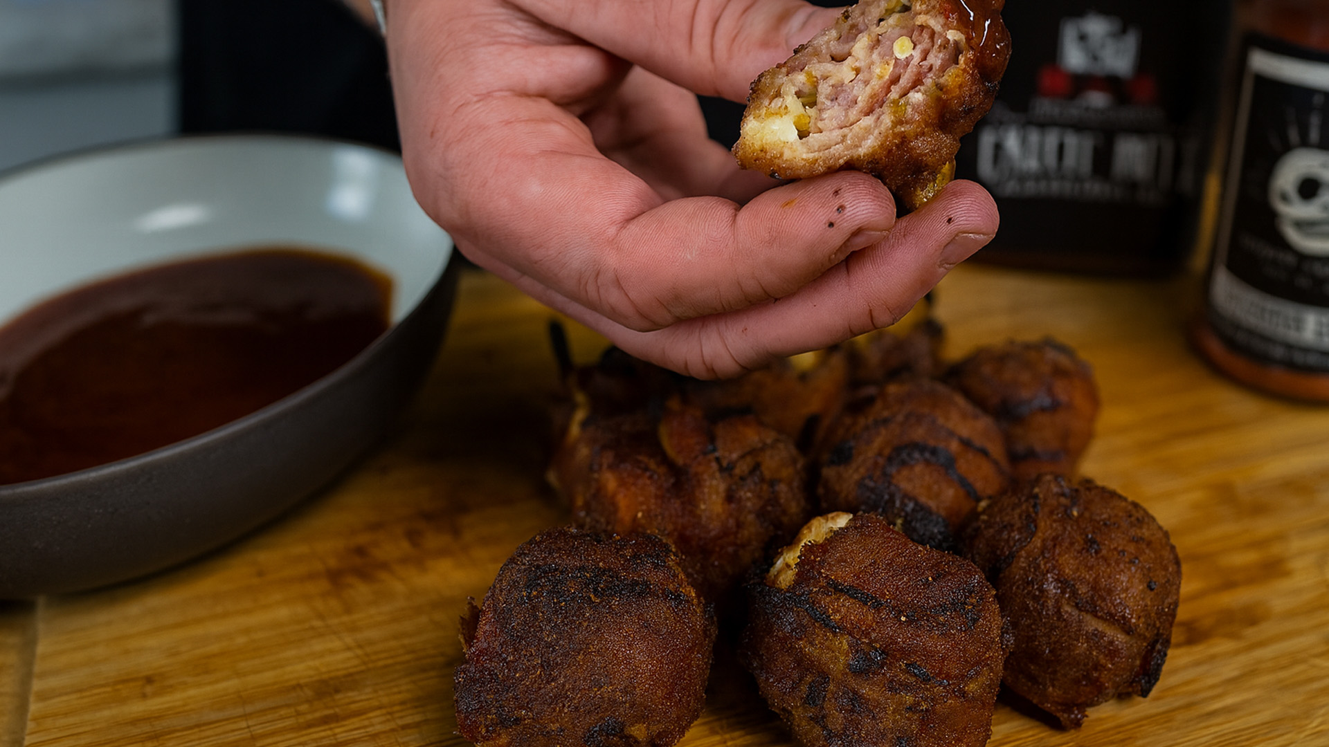 How to Make BBQ Bacon Sausage Balls