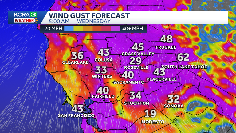Northern California rain, wind and snow: Tracking amounts, timing for ...