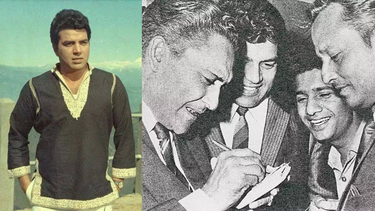When Dharmendra shared a nostalgic fanboy moment with Ashok Kumar ...