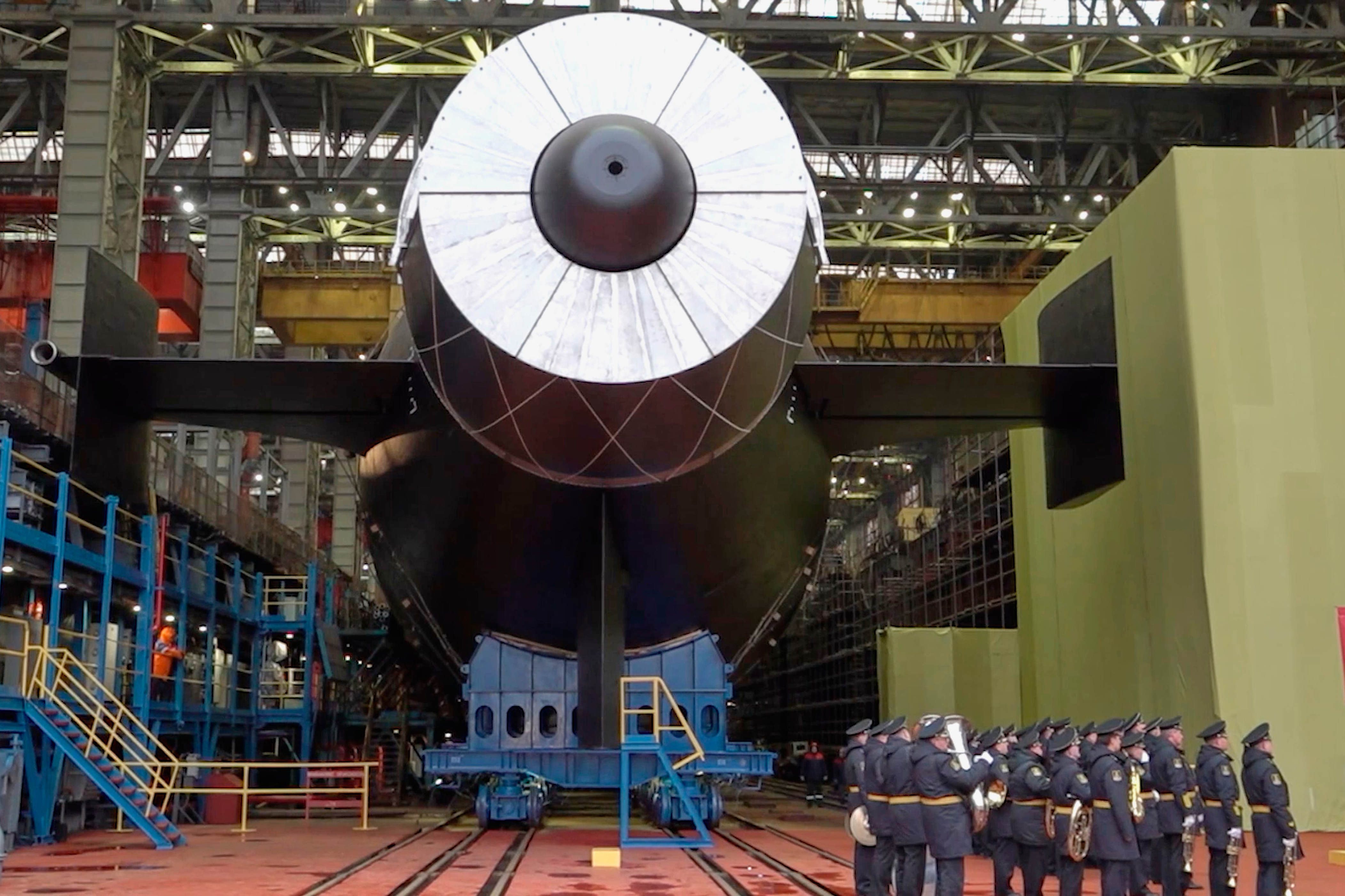 Russia launches new nuclear torpedo submarine
