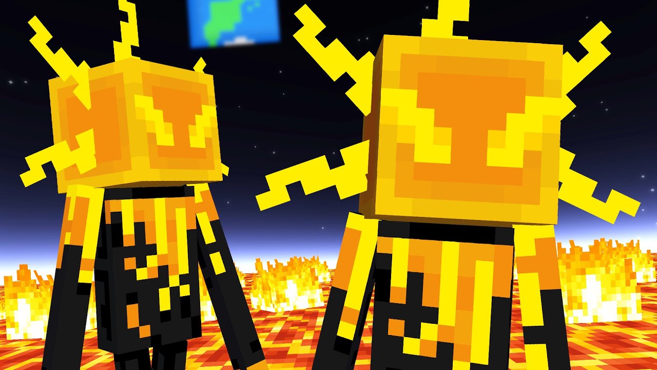 Minecraft mobs if they lived on the sun