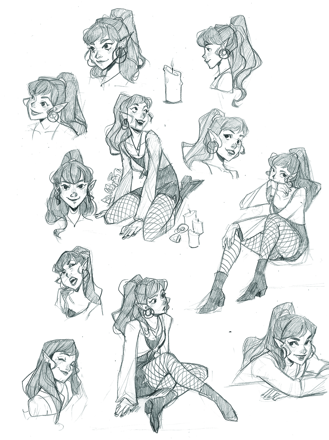 How sketching mini studies helped me grow as a character artist