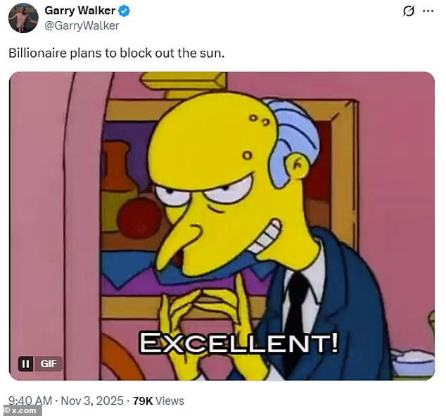 Elon Musk wants to block the SUN to curb global warming - but ...