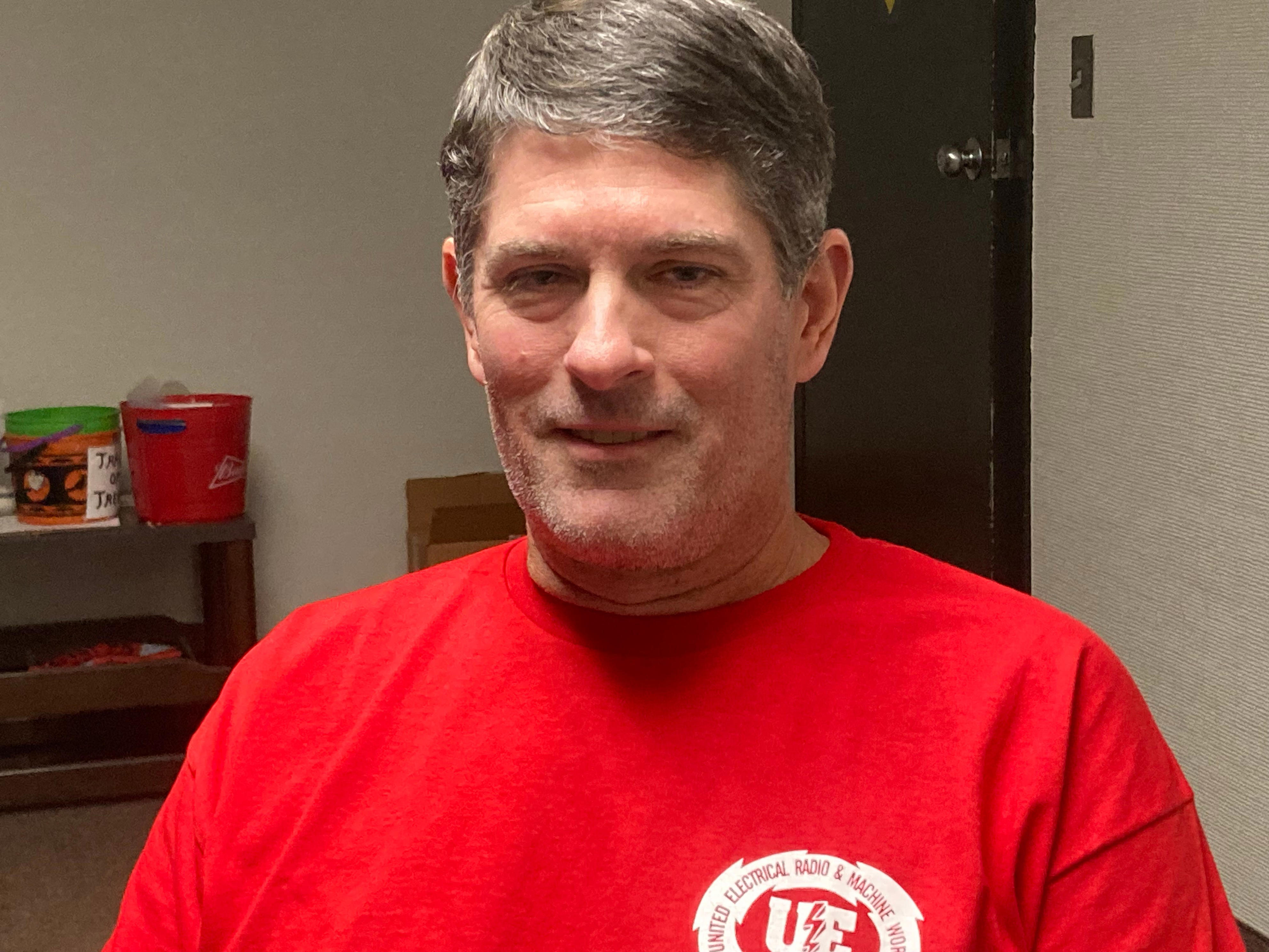 Ryan Mudger will lead 1,400 union members as president of UE 506 at ...