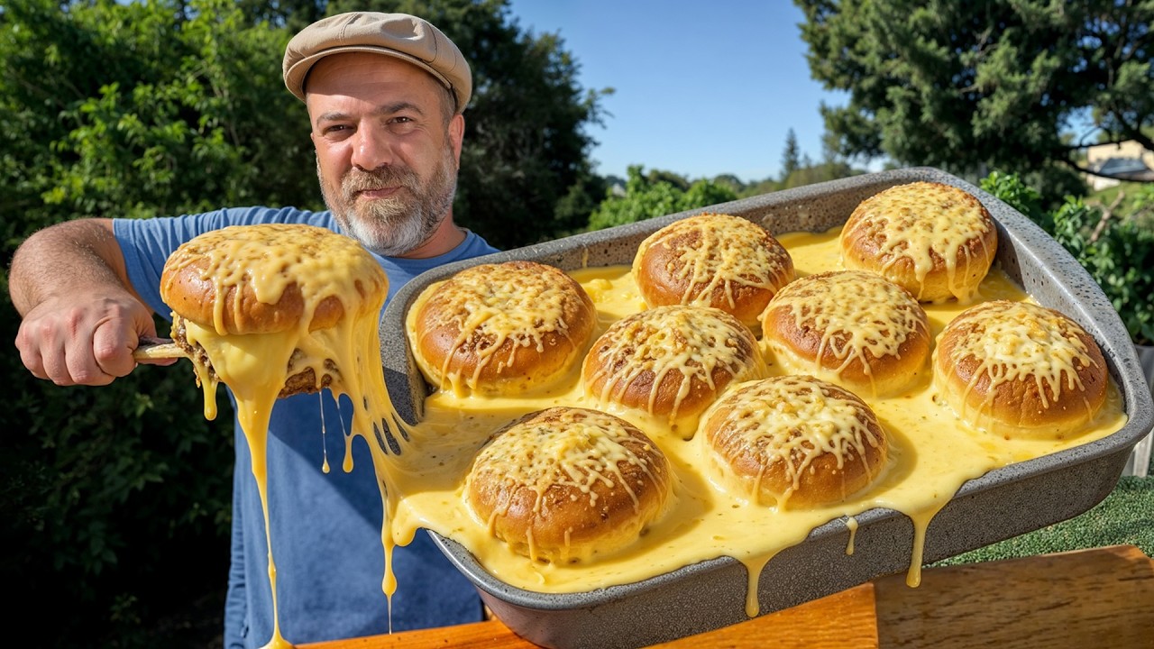 The ultimate cheese loaded burger experience