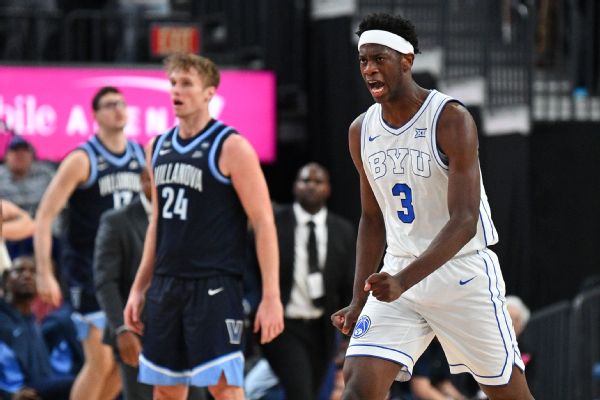 AJ Dybantsa scores 21 in BYU debut, says observing Aces helped prep