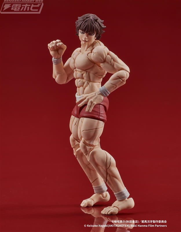 鍛え上げられた肉体が再現！『範馬刃牙』範馬刃牙、花山薫が手の平サイズの約1/24スケール可動フィギュア「DIGACTION」に登場！