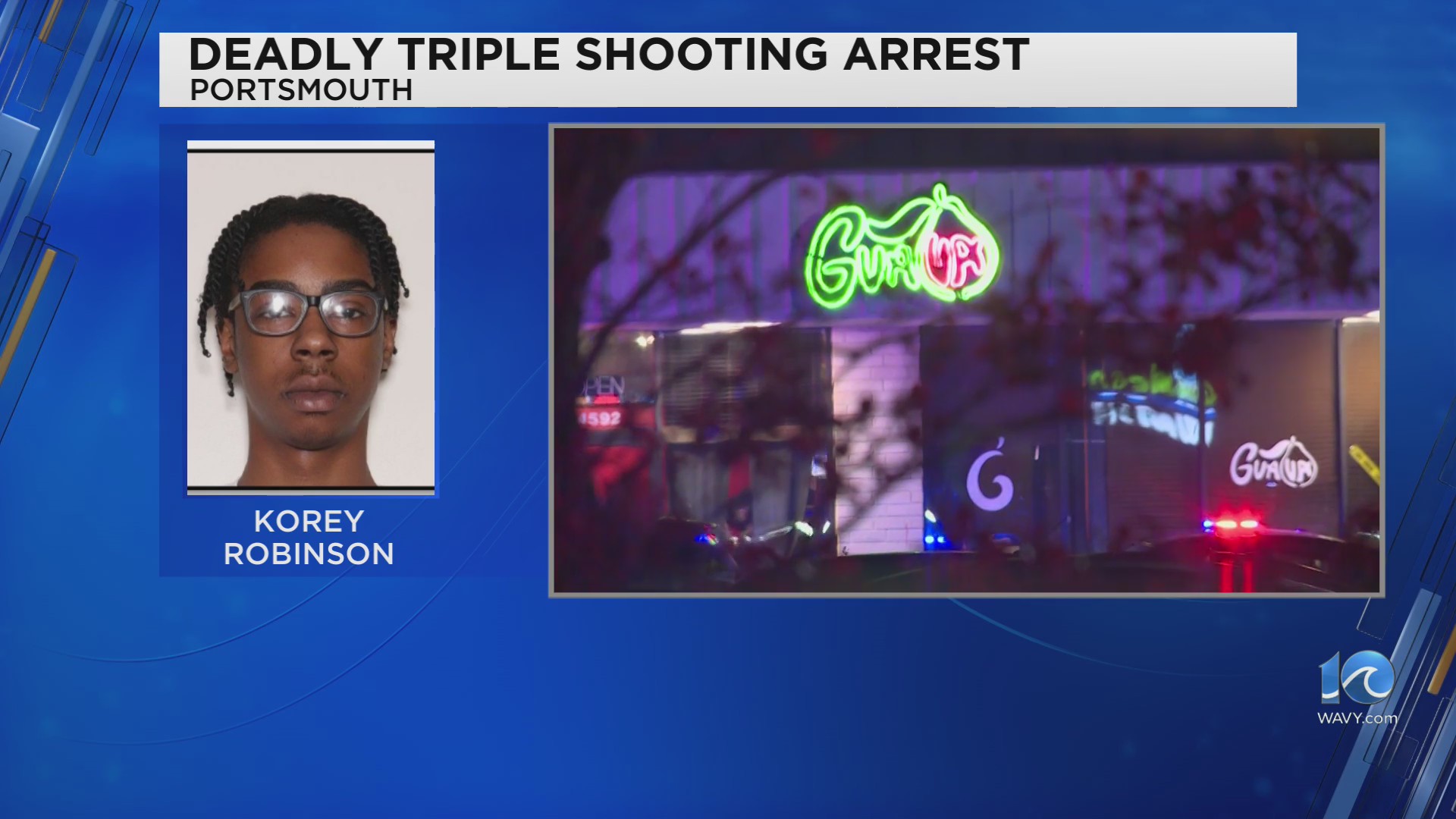 Arrest made in deadly triple shooting in Portsmouth