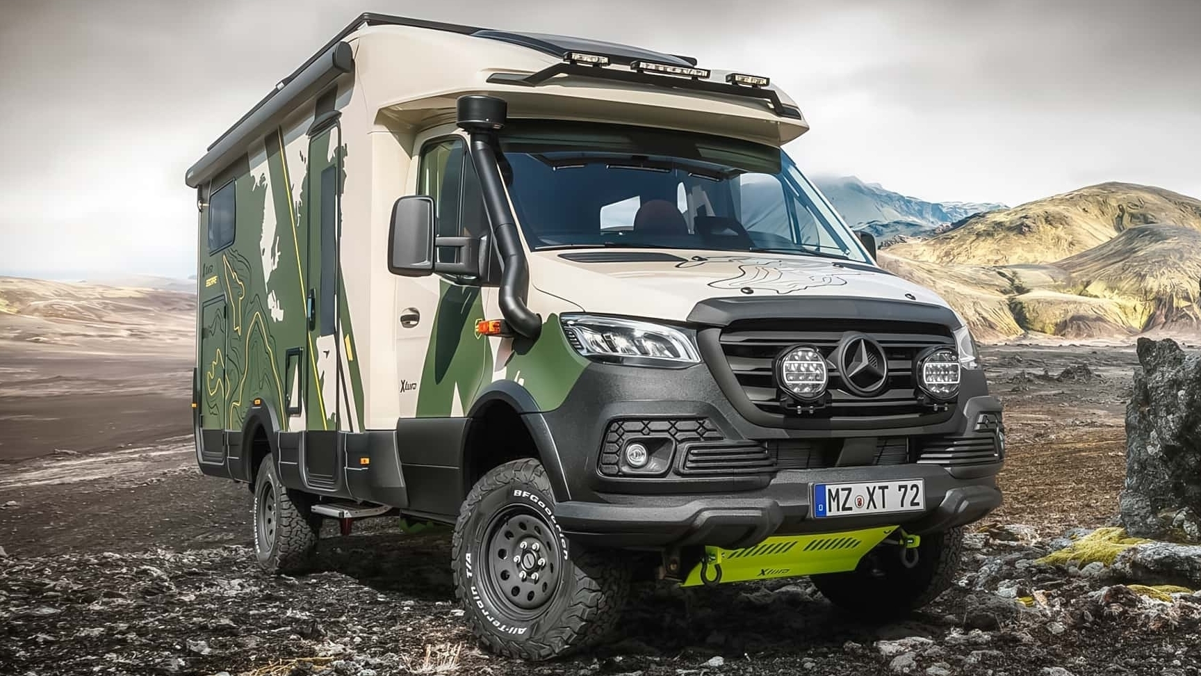 Luxus-Camper mit Leder, Schnorchel und Offroad-Power
