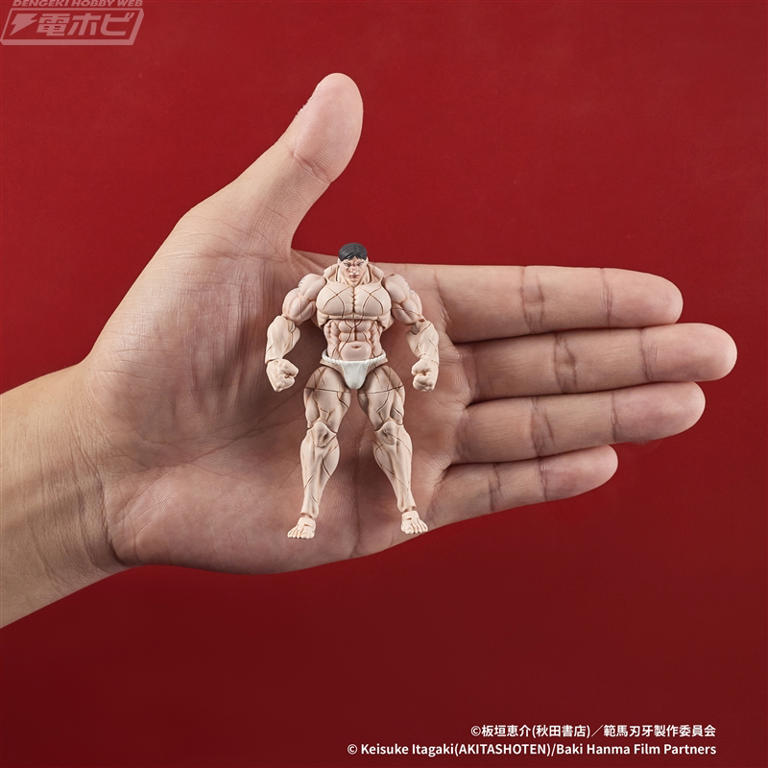 鍛え上げられた肉体が再現！『範馬刃牙』範馬刃牙、花山薫が手の平サイズの約1/24スケール可動フィギュア「DIGACTION」に登場！