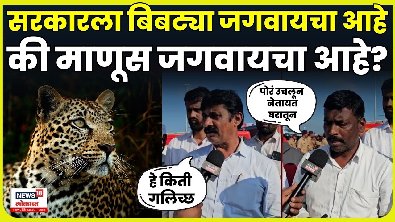 Shirur Bibtya News | लोकांना बिबट्याचा त्रास का आहे? गावकरी आक्रमक का? N18V