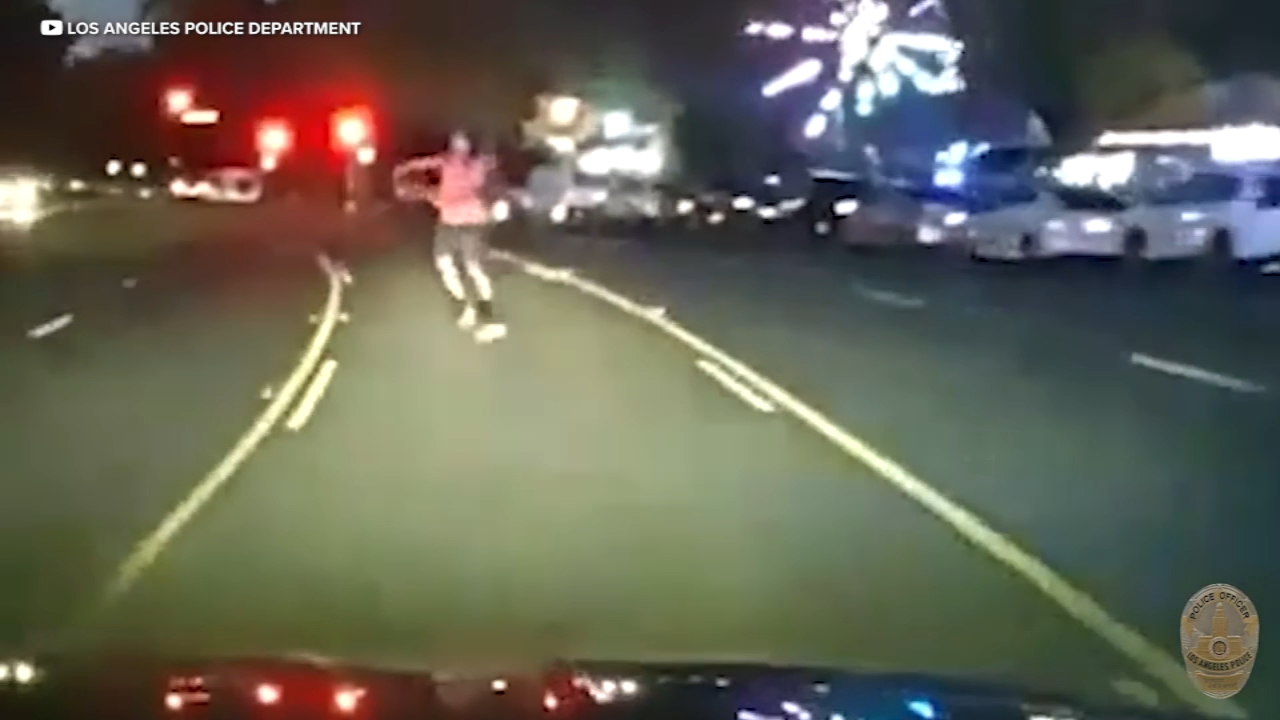 Video shows deadly crash involving LAPD cruiser, skateboarder in ...