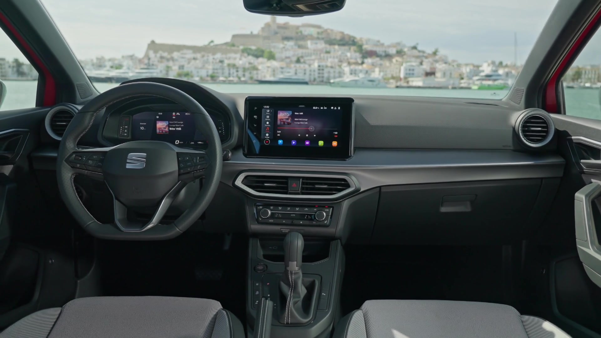 The new SEAT Ibiza FR Interior Design in Liminal Red