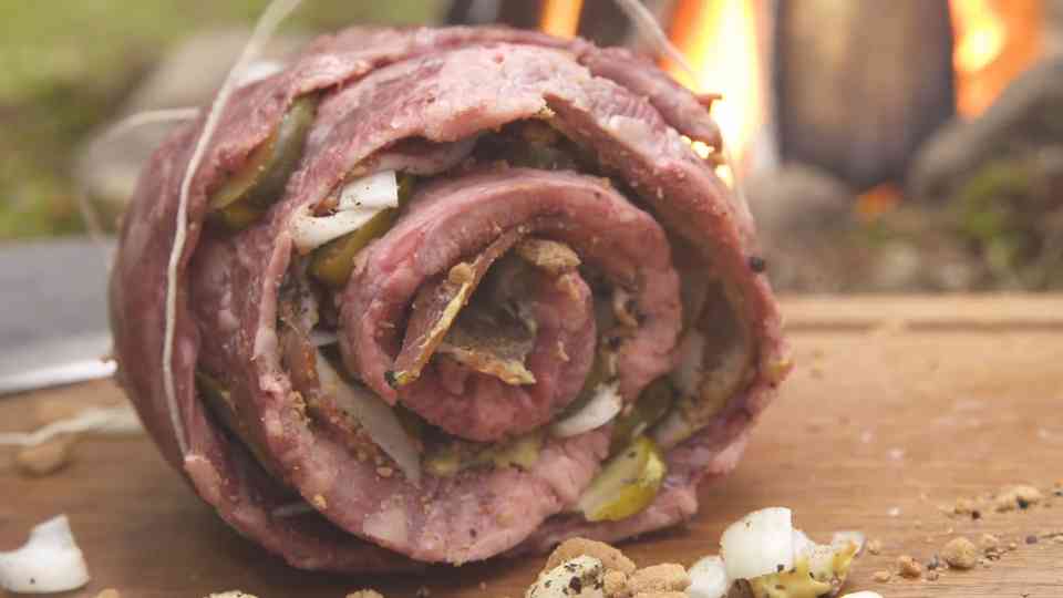 Grilling the Biggest Biscuit Roulade You’ve Ever Seen