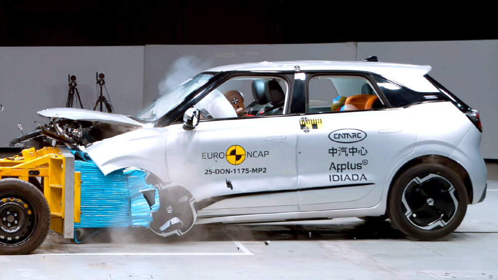 This Chinese Electric Car Fell Apart in a European Crash Test—See the ...