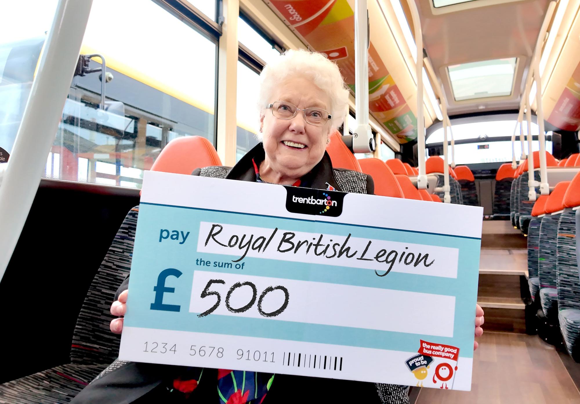 Derby buses sport poppies to support Legion