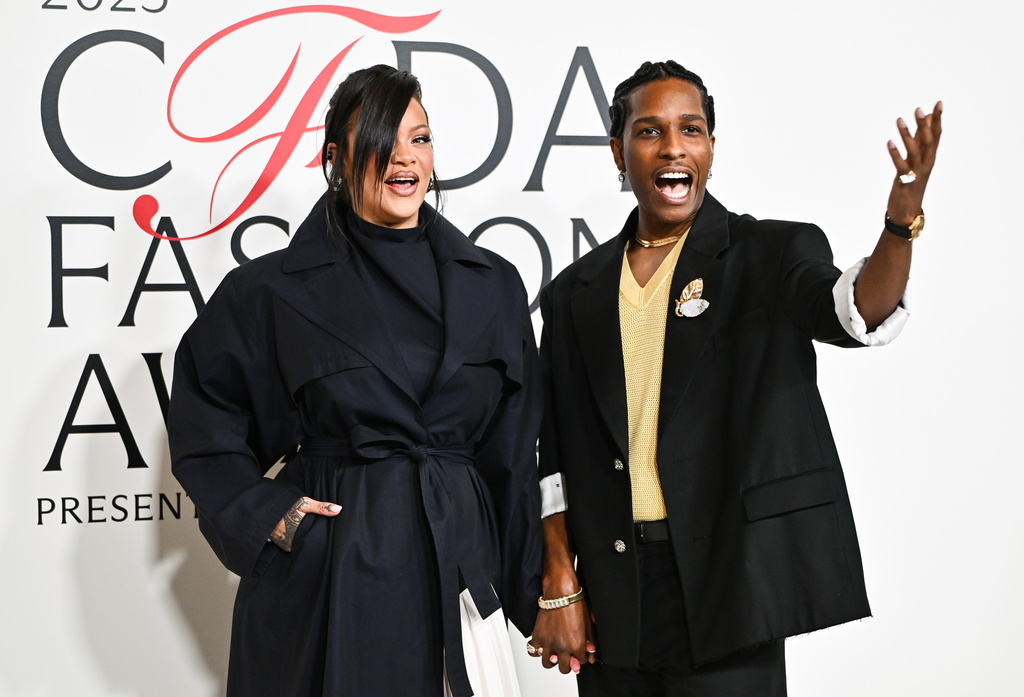 Fashion trailblazers A$AP Rocky and Rihanna now have matching CFDA ...