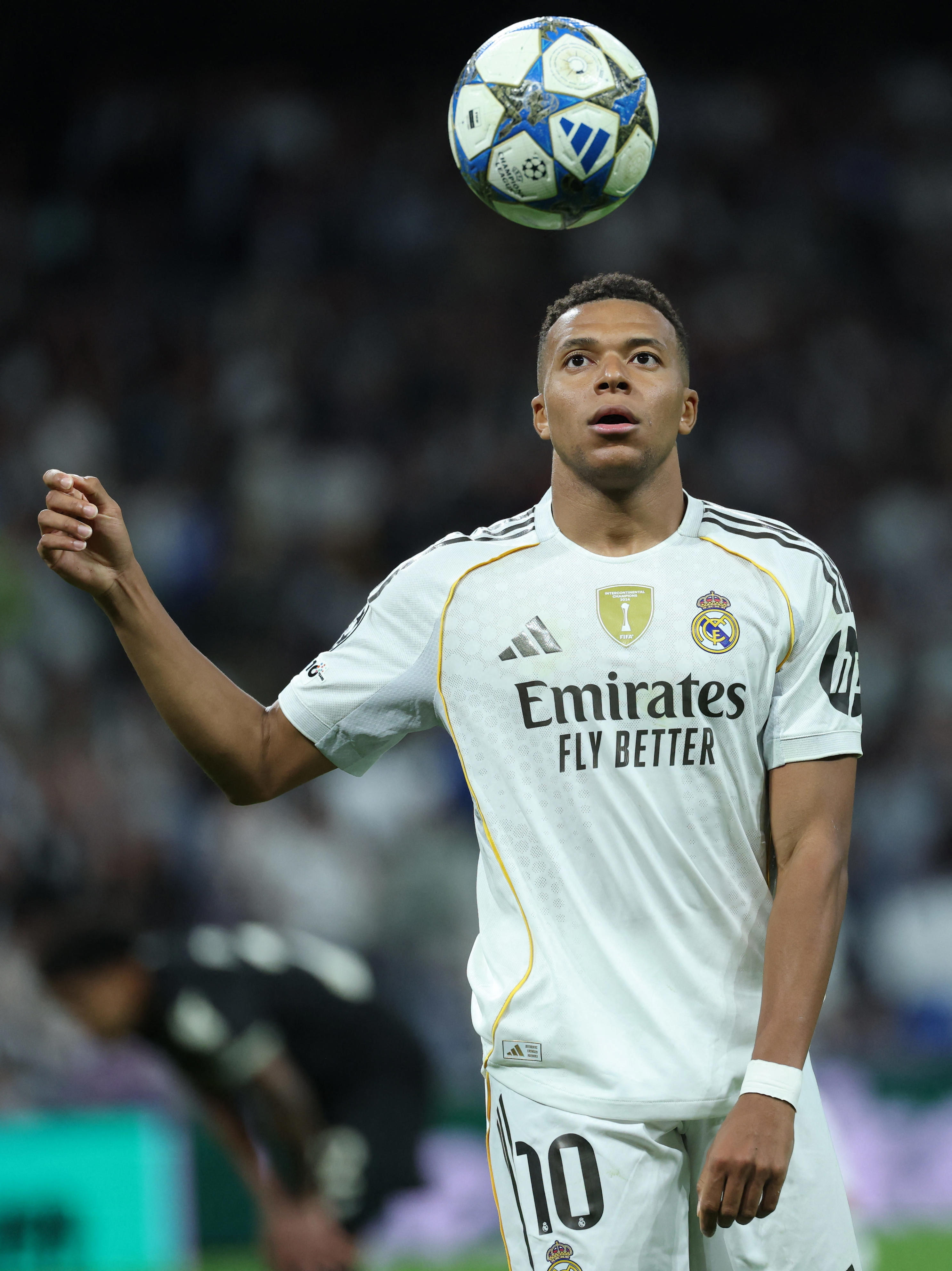 Why is Kylian Mbappe not playing for Real Madrid vs. Man City today?