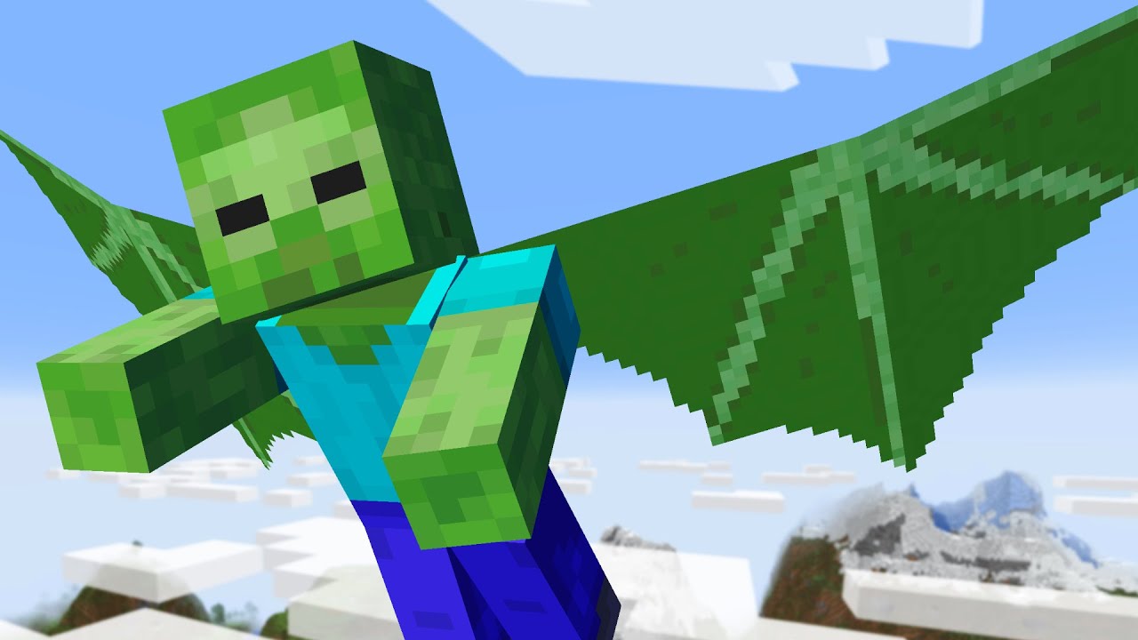 Minecraft mobs if they lived in the clouds