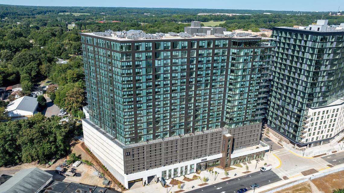 Raleigh's skyline expands southward as the first of twin 20-story ...