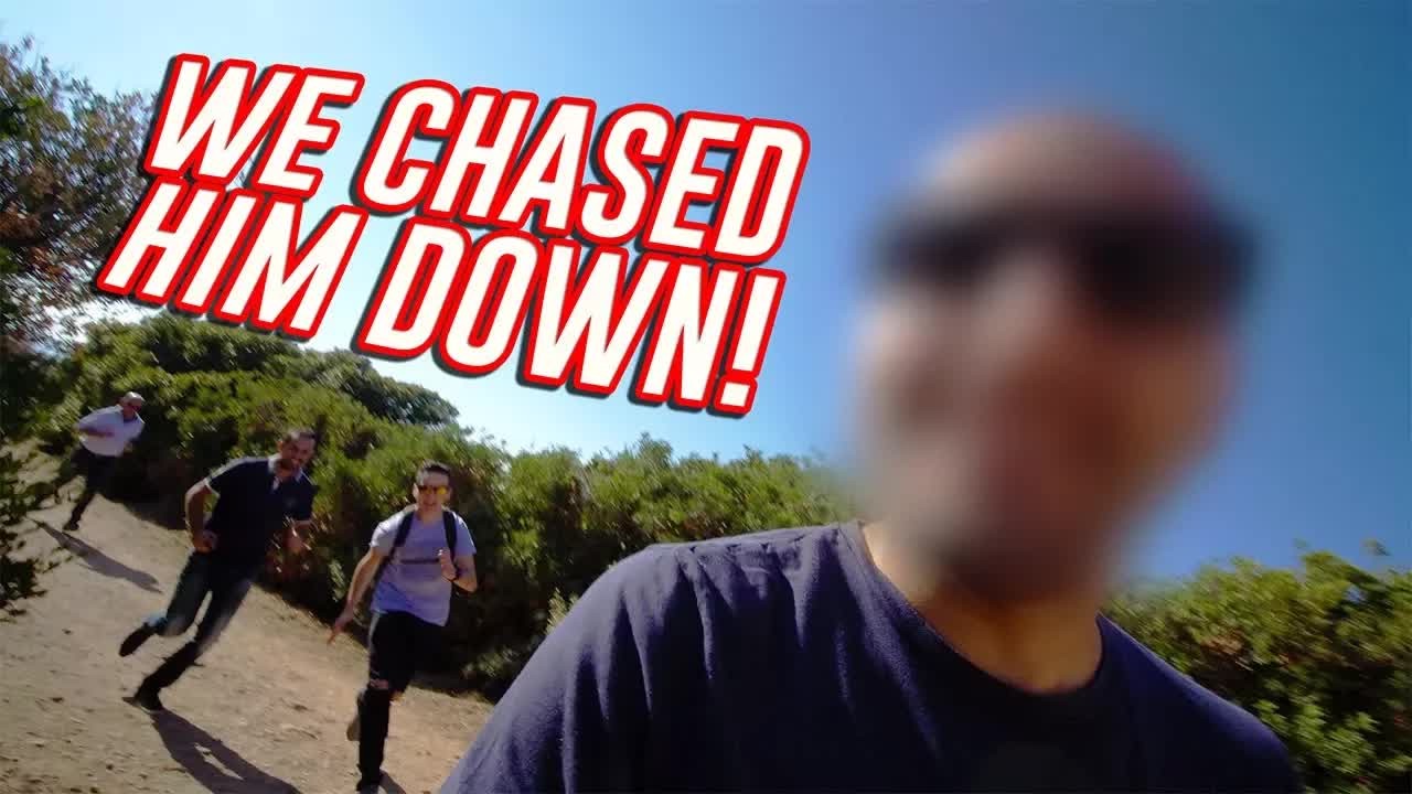 This guy tried to steal my $2500 vlogging camera!