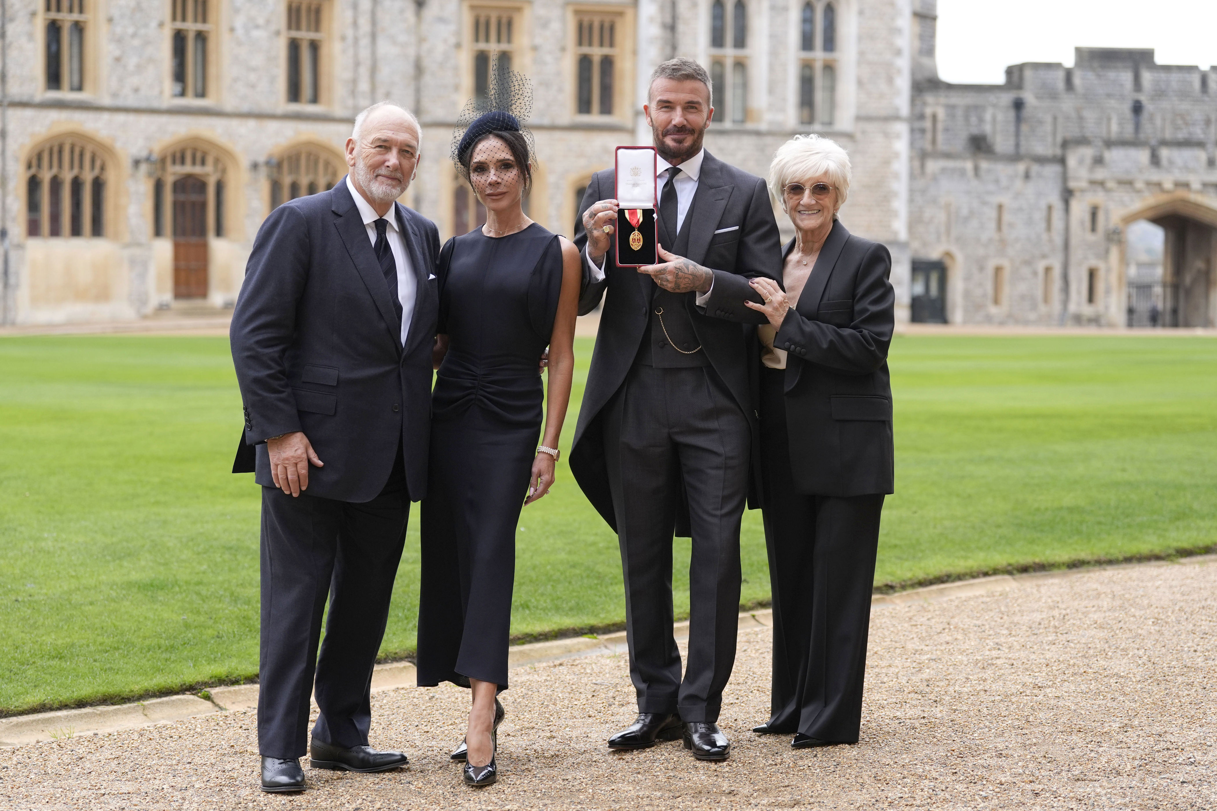 David Beckham becomes a knight in ‘proudest moment’ of career