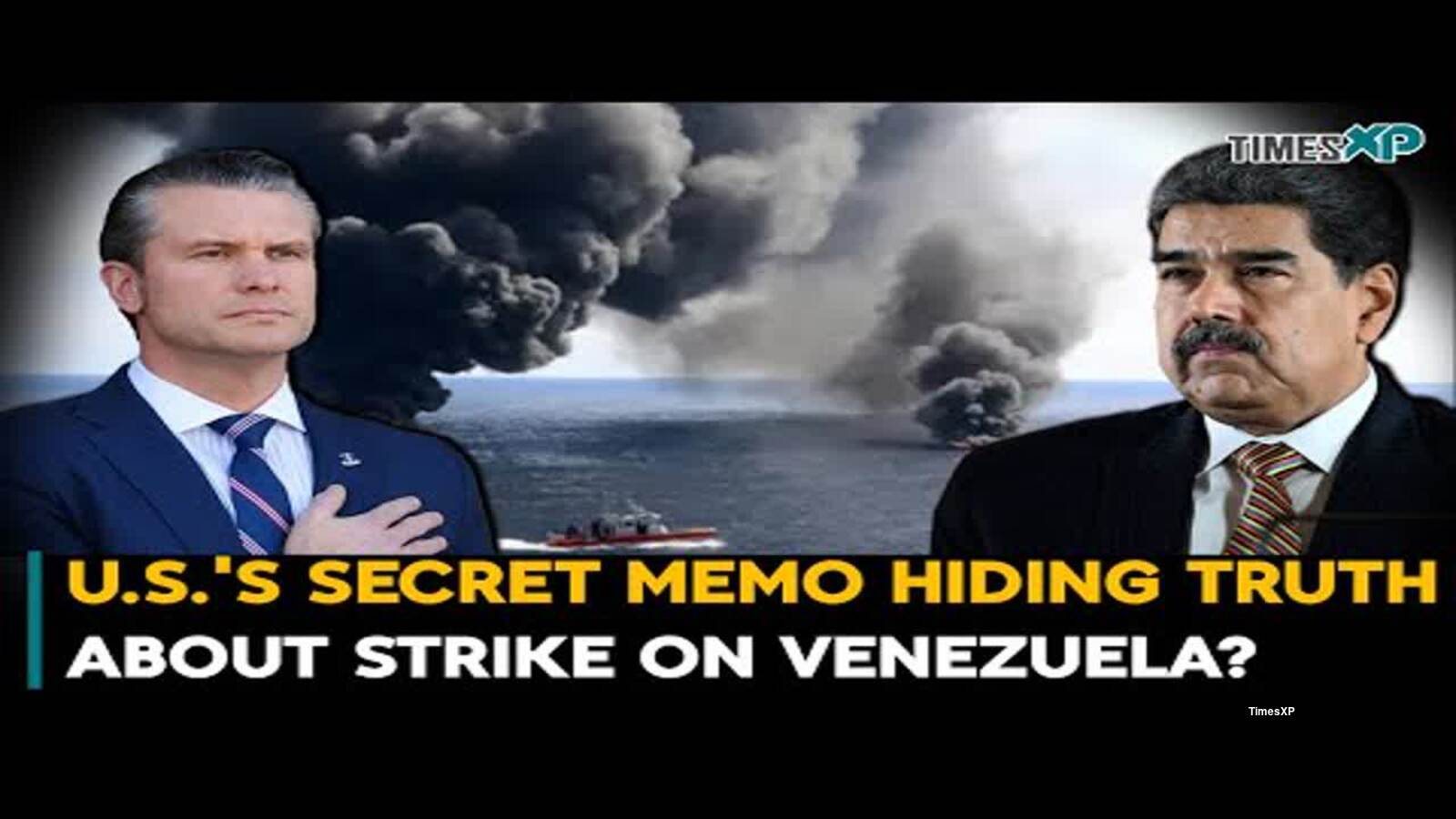 U.S.'s Secret Memo Hiding Truth About Strike On Venezuela| U.S ...