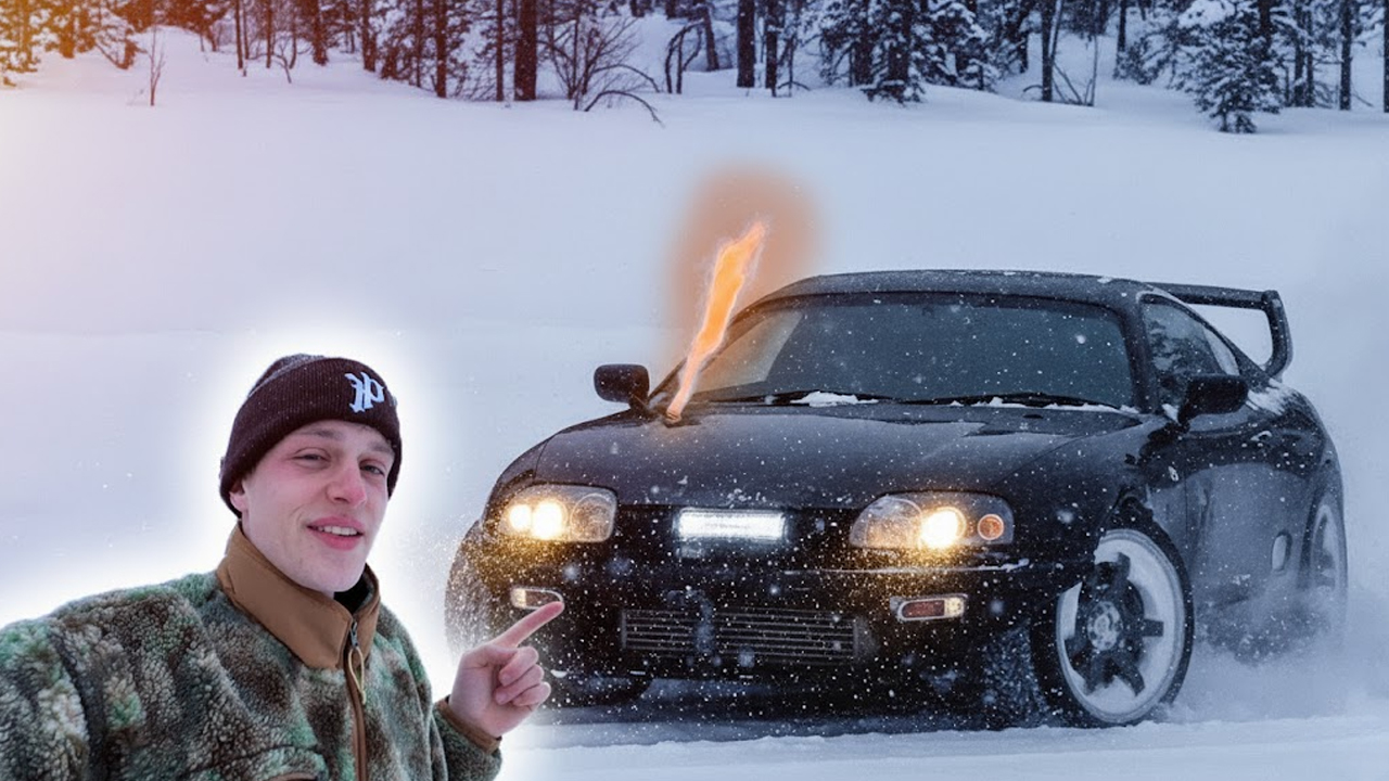 1000HP Toyota Supra MK4 – Arctic Drift with Antilag and Screamer Pipe