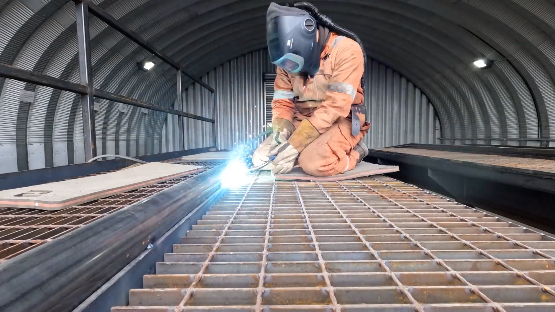Heavy Duty Wash Ramp Installation
