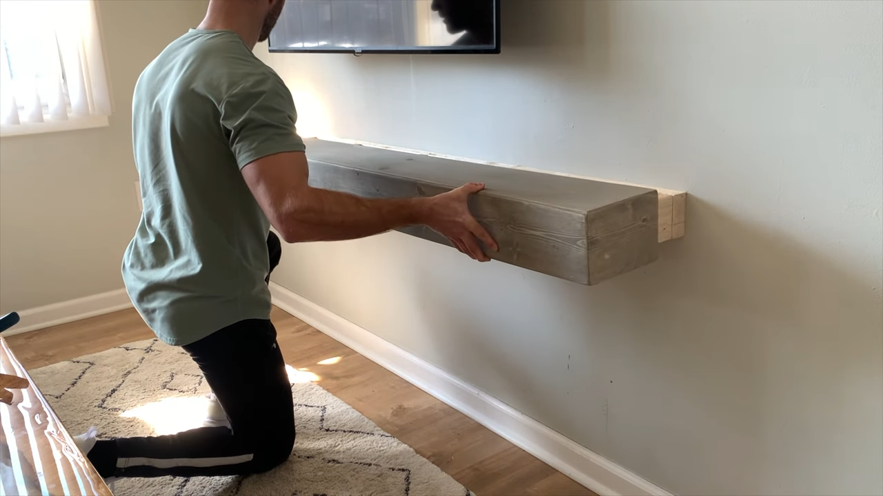 Why floating mantels are the perfect DIY project