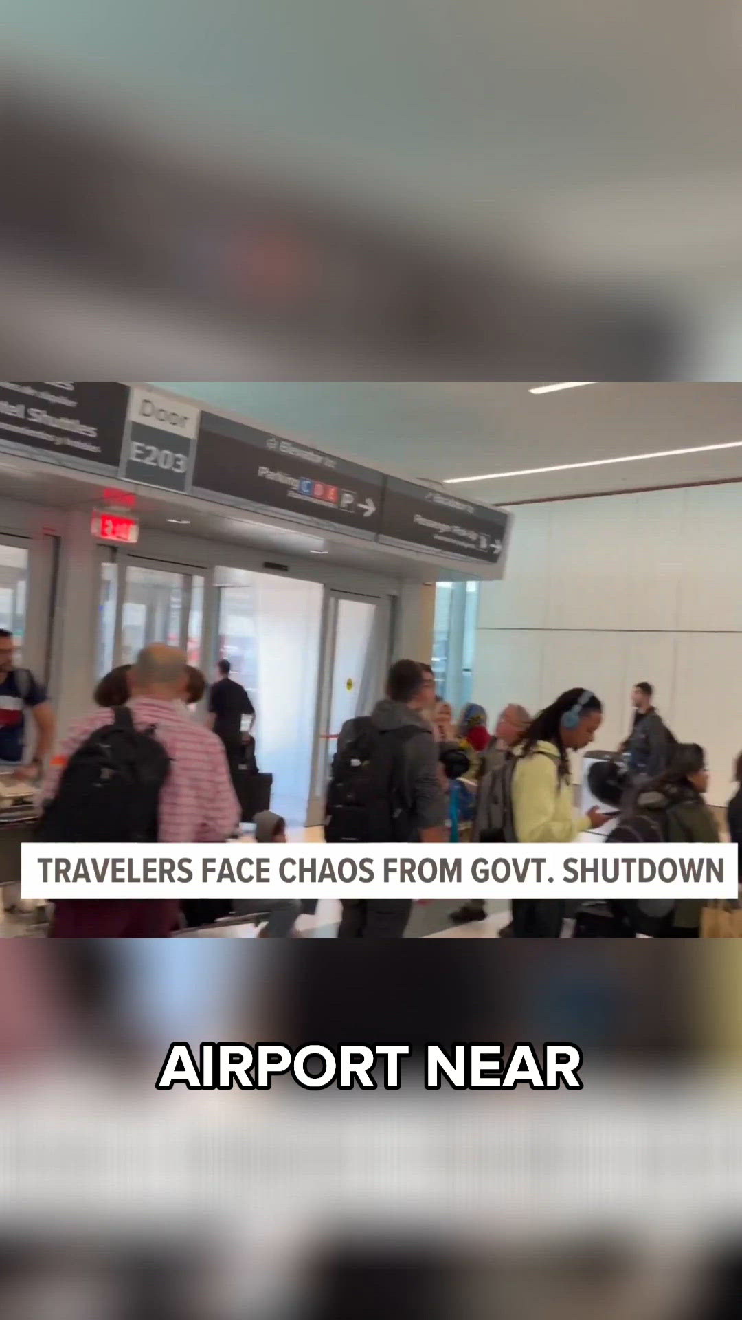 Travelers face chaos from government shutdown