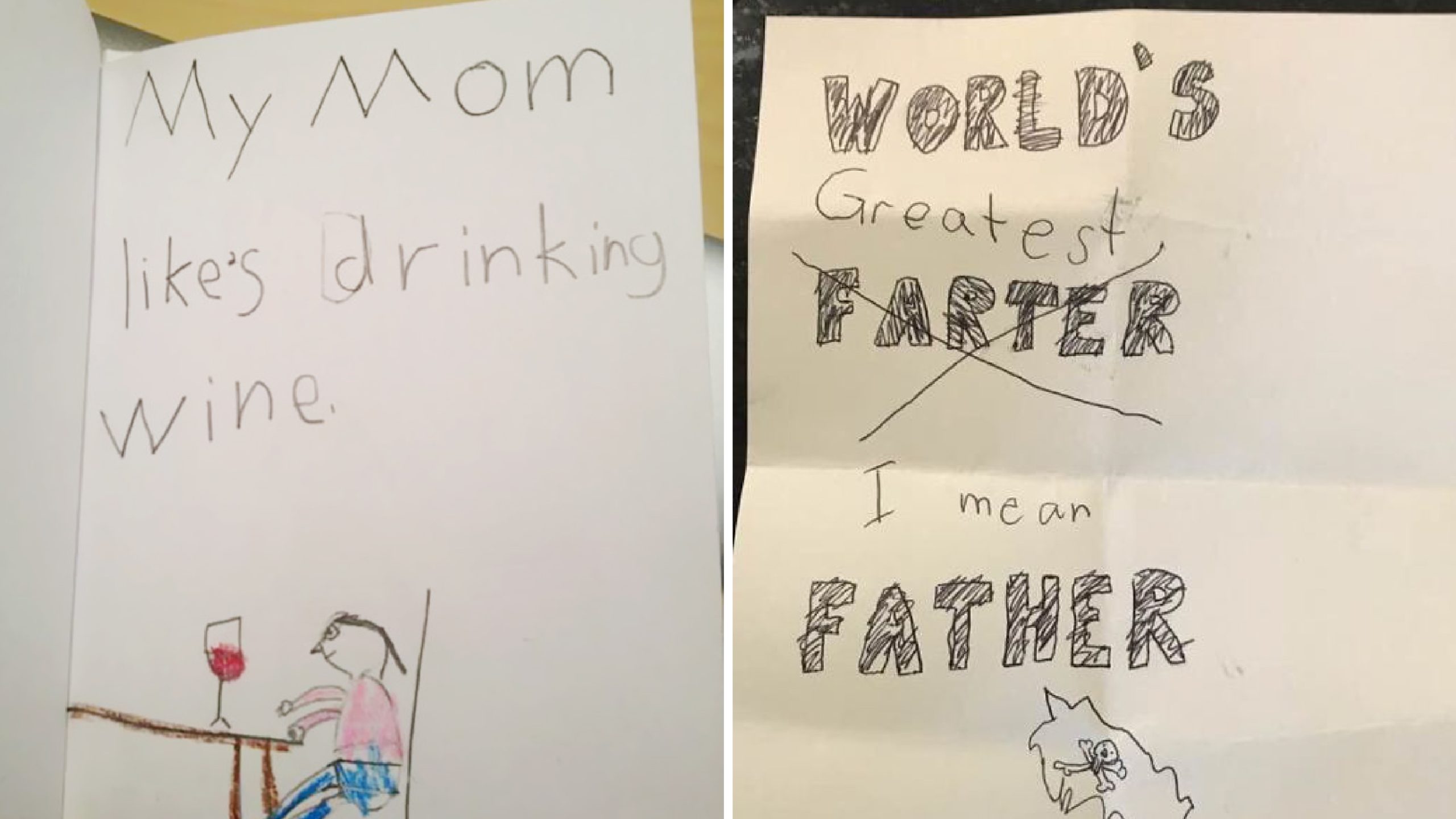 15 drawings where kids accidentally reveal too much about their parents