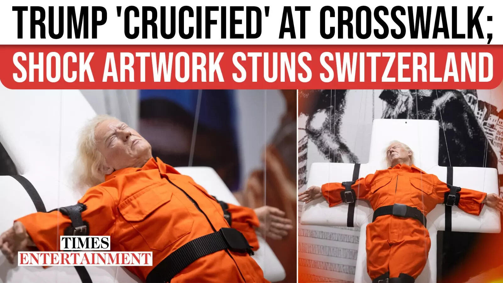 Trump 'Saint Or Sinner'? Artwork Shocks Switzerland, British Artist ...