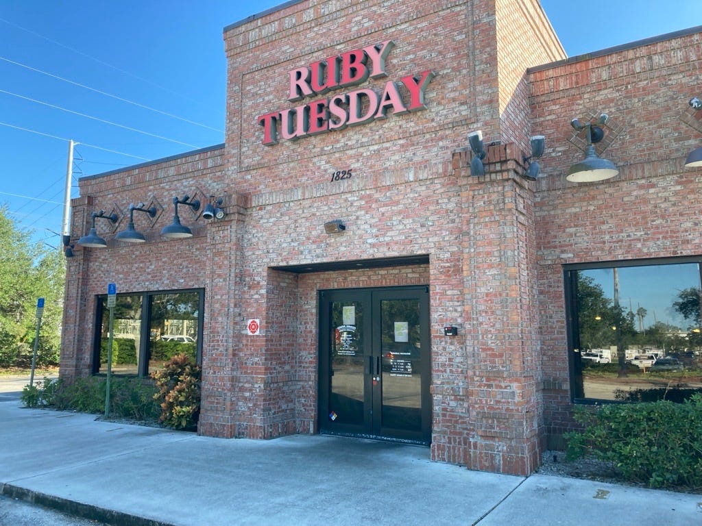 Ruby Tuesday closes Vero Beach Florida restaurant, leaving two in ...