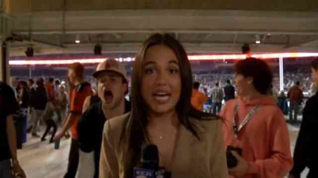 Reporter Interrupted by Meme-Obsessed Fans