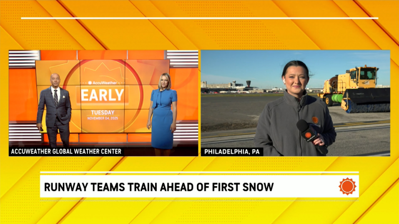 Runway teams train ahead of first snow