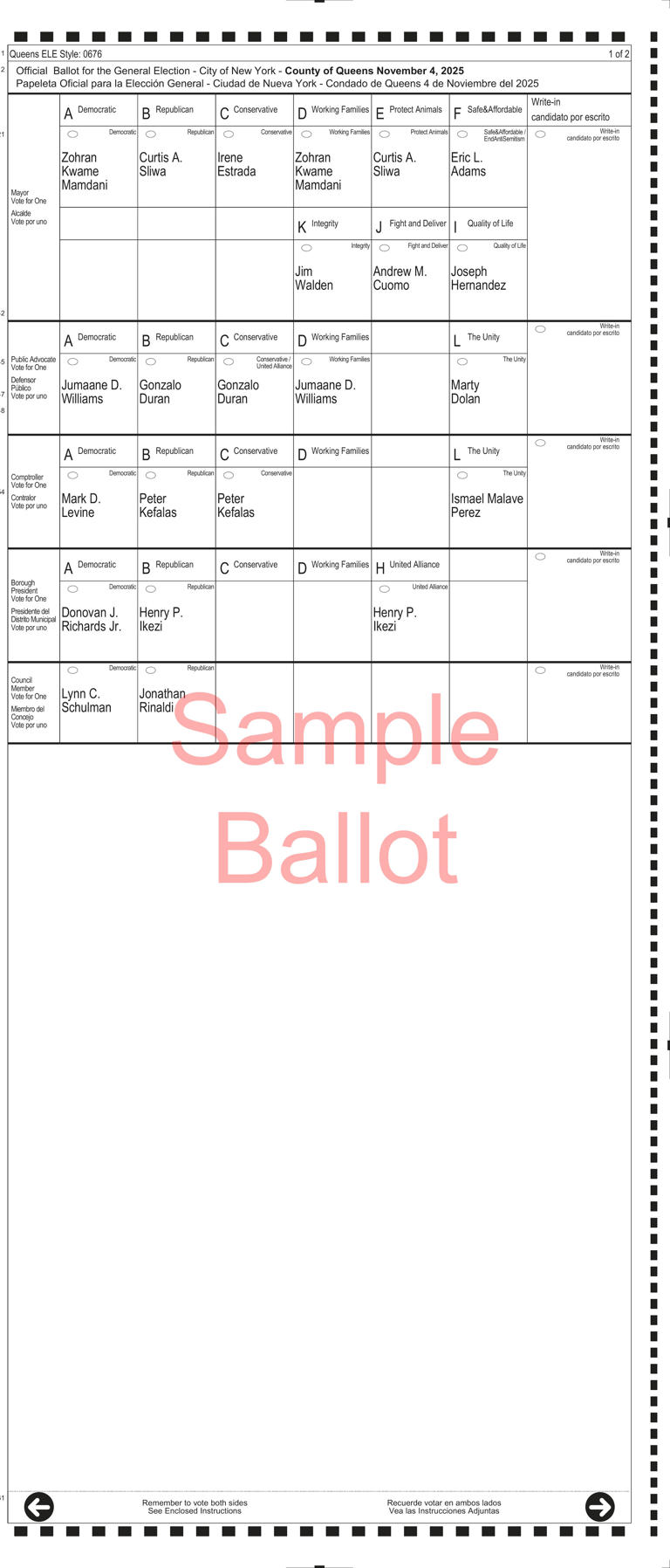 2025 ELECTION: Queens voters head to the polls on Election Day